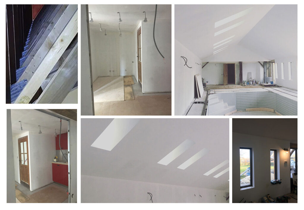 The Construction of a Pool House in Normandy. - Maison Bretagne